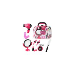 Toi-Toys GLAMOUR SHINE Friseurset mit echtem F&ouml;n, Koffer & Zubeh&ouml;r f&uuml;r Kinder ab 3 Jahren