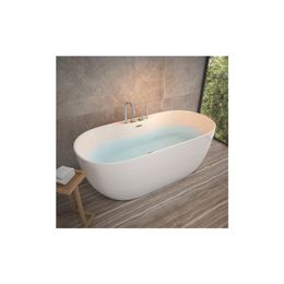 Home Deluxe Badewanne mit Armatur LENI - 170 x 80 cm