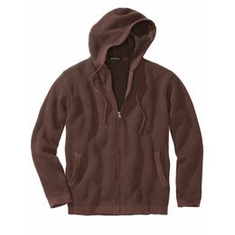 Mey & Edlich Mey & Edlich Herren Aufbruch-Hoodie Braun 50 % Baumwolle, 40 % Wolle, 10 % Polyamid
