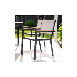 Home Deluxe Gartenstuhl stapelbar SEDIA - 4erSet