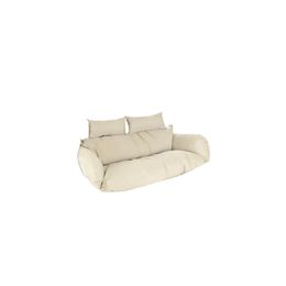 Home Deluxe Polyrattan H&auml;ngesessel Kissen TWIN - Schwarz