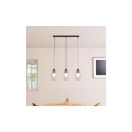 Home Deluxe H&auml;ngeleuchte aus Glas YUKI - Rauchgrau
