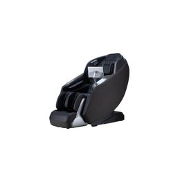 Home Deluxe Massagesessel ALVINA mit Premium Webstoffpolsterung - Schwarz