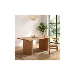 Home Deluxe Esstisch Eiche ge&ouml;lt FONTAR Natur - 180 x 90 cm