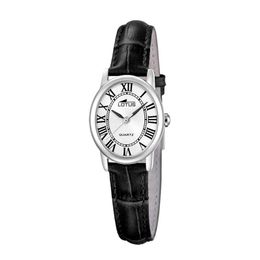 Lotus Damen Quarzuhr &raquo;2Gether&laquo; Armbanduhr, Damenuhr, Lederarmband, Ideal auch als Geschenk, analog schwarz Einheitsgr&ouml;&szlig;e