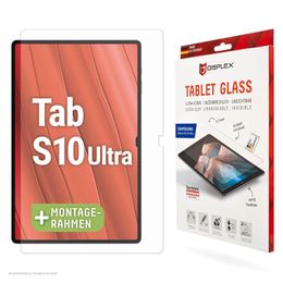 Displex Displayschutzglas &raquo;Tablet Glass&laquo; Displayschutzfolie, Schutzfolie, Bildschirmschutz, kratz- & sto&szlig;fest transparent Glas Kontur und &Ouml;ffnungen sind 