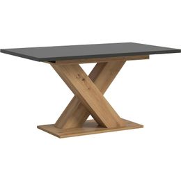Home Affaire Esstisch &raquo;Motus, ausziehbar 150 -190 cm, inklusive 40 cm Einlegeplatte&laquo; Set, 1 Stk. tlg. X-Gestell mit Bodenplatte, Tisch, K&uuml;chentisch, 
