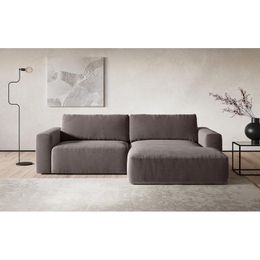 COTTA Ecksofa &raquo;Lasso L-Form, B: 288 cm, XL Sofa, Top Modern&laquo; XL Recamiere B:114 cm, bequeme Wellenunterfederung, viele Stoffe B/H/T: 288cm, Chenille, 