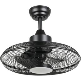Eglo Deckenleuchte &raquo;IGELDO&laquo; LED-Modul 1 Stk. Deckenventilator Igeldo, Ventilator mit Beleuchtung und Fernbedienung 1, &Oslash; 53cm H: 46cm, 1 Stk.