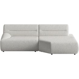Sit & More sit&more Ecksofa &raquo;Scrabble&laquo; Modernes Design in verschiedenen Stoffarten 100% Polyester B/H/T: 260cm x 80cm x 130cm, Chenille, Longchair rechts