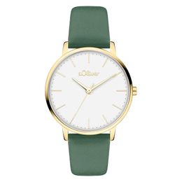 s.Oliver Damen s.Oliver Quarzuhr &raquo;Modern Basics&laquo; Armbanduhr, Damenuhr, analog Einheitsgr&ouml;&szlig;e