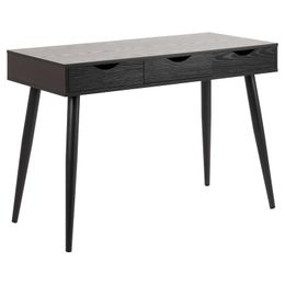 ACTONA GROUP Schreibtisch &raquo;Neptun&laquo; B&uuml;rotisch, Arbeitstisch, mit 3 Schubladen, Breite 110 cm schwarz B/H/T: 110cm x 77,1cm x 50cm, Tischplatte 