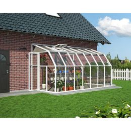 Gew&auml;chshaus &raquo;Sun Room&laquo; lebenslang widerstandsf&auml;hige Wandpaneele wei&szlig; B/H/T: 201cm x 247cm x 448cm