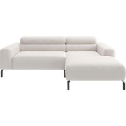 Home Affaire Ecksofa &raquo;Ecksofa, L-Form, incl. Kopfteilverstellung, Breite 223 cm&laquo; wahlweise elektrische Sitztiefenverstellung wei&szlig; 88% Polyester, 12% 