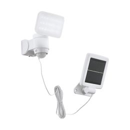 Eglo Leuchten EGLO CASABAS Solar-Au&szlig;enwandleuchte LED Wei&szlig;, 1-flammig, Bewegungsmelder