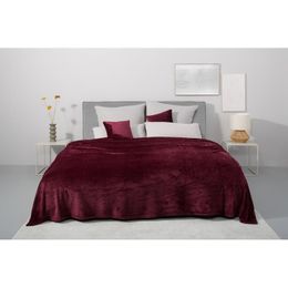 OTTO home Tagesdecke &raquo;Desner3&laquo; Soft-Touch-Oberfl&auml;che, viele Farben erh&auml;ltlich, Decke ab 140x210 cm rot Polyester B/L: 140cm x 210cm