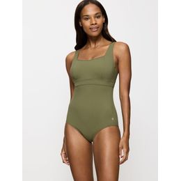 Triumph Badeanzug "Summer Twist" in Khaki - 58% | Gr&ouml;&szlig;e 40F-Cup | Damen-bademode