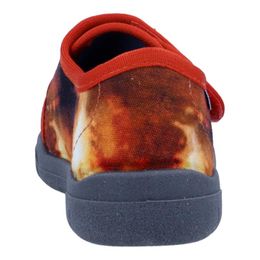 Richter Jungen Hausschuh &raquo;Matz&laquo; Halbschuh, Kinderschuh, Kontrastbes&auml;tzen, Gr&ouml;&szlig;enschablone zum Download blau 28