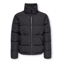 Only & Sons Junior Herren ONLY & SONS junior Steppjacke &raquo;OSJPACK LIFE PUFFER JACKET NOOS OTW JNR&laquo; Kunstfaser, regular fit schwarz 140