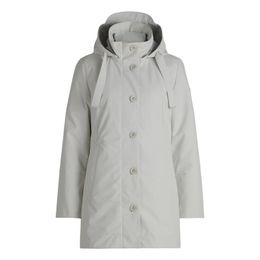 Betty Barclay Damen Outdoorjacke mit Kapuze mit Kapuze wei&szlig; 42