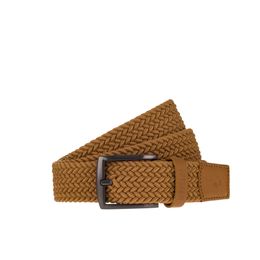 Mustang Herren Stretchg&uuml;rtel ""Nolan"", braun, Gr. 95, unifarben, Materialmix, G&uuml;rtel, mit elastischer Kunstfaser und Lederanteil, 3,5 cm breit,