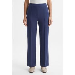 Smith & Soul SMITH & SOUL Damen Stoffhose, blau, Gr. XL, unifarben, Jersey, Obermaterial: 70% Polyester, 26% Viskose, 4% Elasthan, Hosen, in 7/8-L&auml;nge