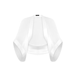 Vera Mont Damen Bolerojacke "Damen mit 3/4 Arm", wei&szlig;, Gr. XL, Obermaterial: 100% Polyester. Besatz: 95% Polyester, 5% Elasthan, Jacken