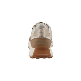 Tom Tailor Damen Sneaker "Tom Tailor Sneaker Low", Gr. 38, beige, Leder, Schuhe