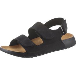 Damen Sandale mit Klettverschluss schwarz, Gr&ouml;&szlig;e 36