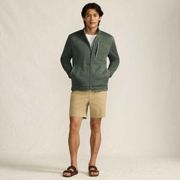 LANDS' END Gef&uuml;tterte Strickfleece-Jacke f&uuml;r Herren, Herren, size: regular, Gr&uuml;n, Polyester, by Lands' End