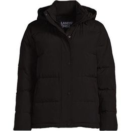 LANDS' END Wasserabweisende Daunenjacke f&uuml;r Damen in Plus-Gr&ouml;&szlig;e, Damen, size: plus, Schwarz, Nylon/Daunen, by Lands' End