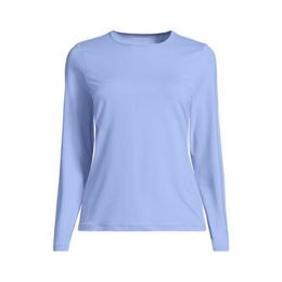 LANDS' END Badeshirt f&uuml;r Damen in Plus-Gr&ouml;&szlig;e, Damen, size: plus, Blau, Nylon-Mischung, by Lands' End