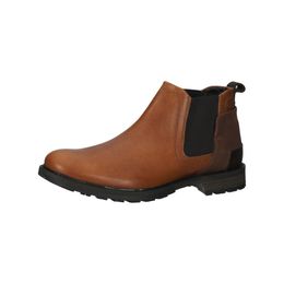 Bullboxer Chelsea Boots Herren Gr&ouml;&szlig;e 43 cognac / schwarz