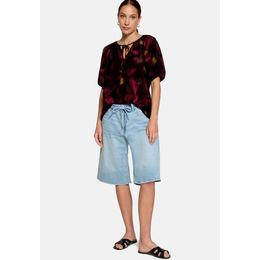 Zero Damen Schlupfbluse "Damen mit Blumenprint", bunt, Gr. 40, bedruckt, Obermaterial: 85% Viskose, 15% Polyamid, Blusen