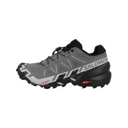 Salomon Laufschuh 'Speedcross 6' Herren Gr&ouml;&szlig;e 48 grau / hellgrau / schwarz