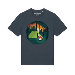 Watapparel Shirt 'Zelten' Herren Gr&ouml;&szlig;e M anthrazit / mischfarben