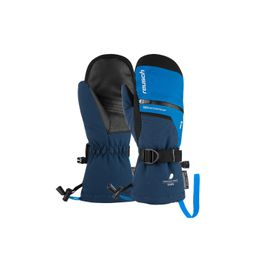 Reusch M&auml;dchen F&auml;ustlinge "Lando R-TEX XT Junior Mitten", blau, Gr. 6, mehrfarbig, 80% Polyester, 10% Lederimitat, Handschuhe, mit h&ouml;chster W&auml;rmestufe