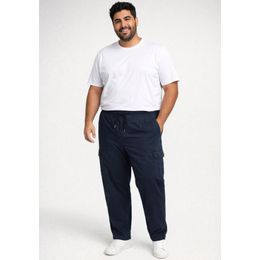 Herren Schlupfhose "Gro&szlig;e Gr&ouml;&szlig;en", blau, Gr. XL, MAN'S WORLD PLUS, unifarben, Web, Obermaterial: 97% Baumwolle, 3% Elasthan, Hosen, der perfekte