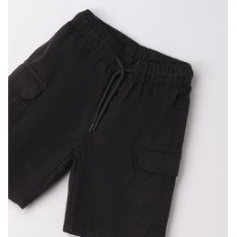 IDO M&auml;dchen Shorts "BABY BOY SUMMER TROUSER", schwarz, Gr. 92, 100% Baumwolle, Hosen