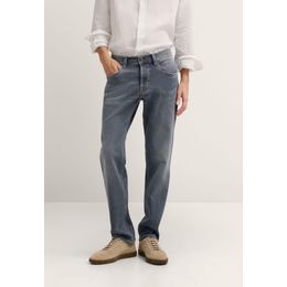 Bugatti Herren 5-Pocket-Jeans "Slim Fit", blau, Gr. 40, 81% Baumwolle, 11% Lyocell, 6% Polyester, 2% Elasthan, Jeans, italian premium denim fabric