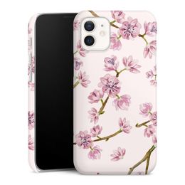 DeinDesign iPhone 12 mini Handy Premium Case Smartphone Handyh&uuml;lle Schutzh&uuml;lle gl&auml;nzend Cherry Blossom Girl Style Spring Premium Case