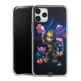 DeinDesign iPhone 11 Pro Max Handy Silikon H&uuml;lle Case transparent Handyh&uuml;lle Baby Groot Marvel Guardians Of The Galaxy Silikon Case