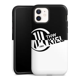 DeinDesign iPhone 12 mini Handy Panzer Handyh&uuml;lle robuste Outdoor H&uuml;lle Schutzh&uuml;lle gl&auml;nzend Merchandise Thw Kiel Handball Tough Case