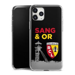 DeinDesign iPhone 11 Pro Max Handy Silikon H&uuml;lle Case transparent Handyh&uuml;lle Racing Club De Lens Official Licensed Product Rcl Silikon Case