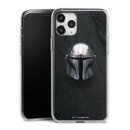 DeinDesign iPhone 11 Pro Max Handy Silikon H&uuml;lle Case transparent Handyh&uuml;lle Star Wars Official Licensed Product The Mandalorian Silikon Case