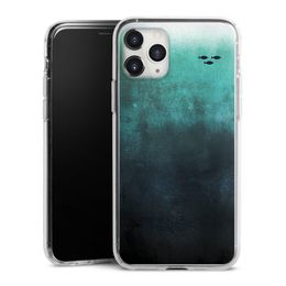 DeinDesign iPhone 11 Pro Max Handy Silikon H&uuml;lle Case transparent Handyh&uuml;lle Turquoise Water Fish Silikon Case