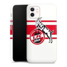 DeinDesign iPhone 12 mini Handy Premium Case Smartphone Handyh&uuml;lle Schutzh&uuml;lle gl&auml;nzend Effzeh 1. Fc K&ouml;ln Official Licensed Product Premium Case
