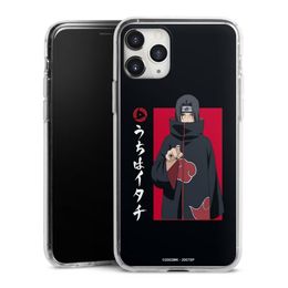 DeinDesign iPhone 11 Pro Max Handy Silikon H&uuml;lle Case transparent Handyh&uuml;lle Official Licensed Product Itachi Uchiha Naruto Shippuden Silikon Case