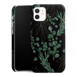 DeinDesign iPhone 12 mini Handy Premium Case Smartphone Handyh&uuml;lle Schutzh&uuml;lle gl&auml;nzend Nature Eukalyptus Leaves Premium Case