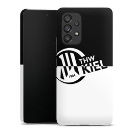 DeinDesign Galaxy A53 5G Handy Premium Case Smartphone Handyh&uuml;lle Schutzh&uuml;lle gl&auml;nzend Merchandise Thw Kiel Handball Premium Case